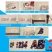 Black Carbon Red Registration Numbers and Letters Decals Vinyl Names ...