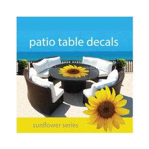 Patio Table Decals Vinyl Stickers DIY Self Stick Bubble Free 3m ...