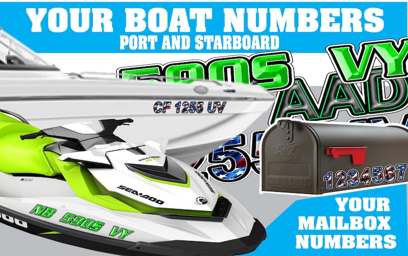 Black Carbon Green Registration Numbers and Letters Decals | Etsy