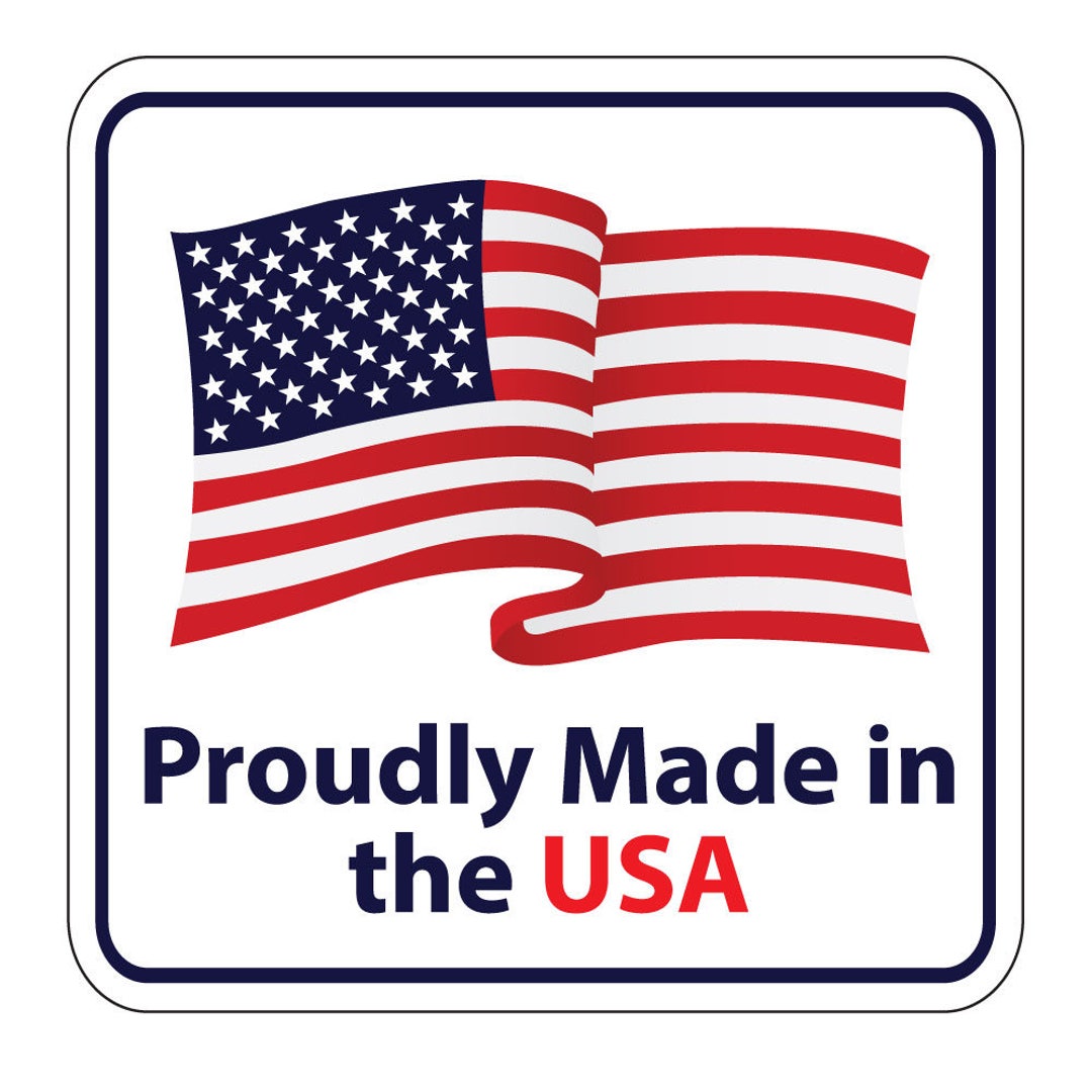 Proudly Made in America Stickers Decals Window Graphic Car Truck or ...