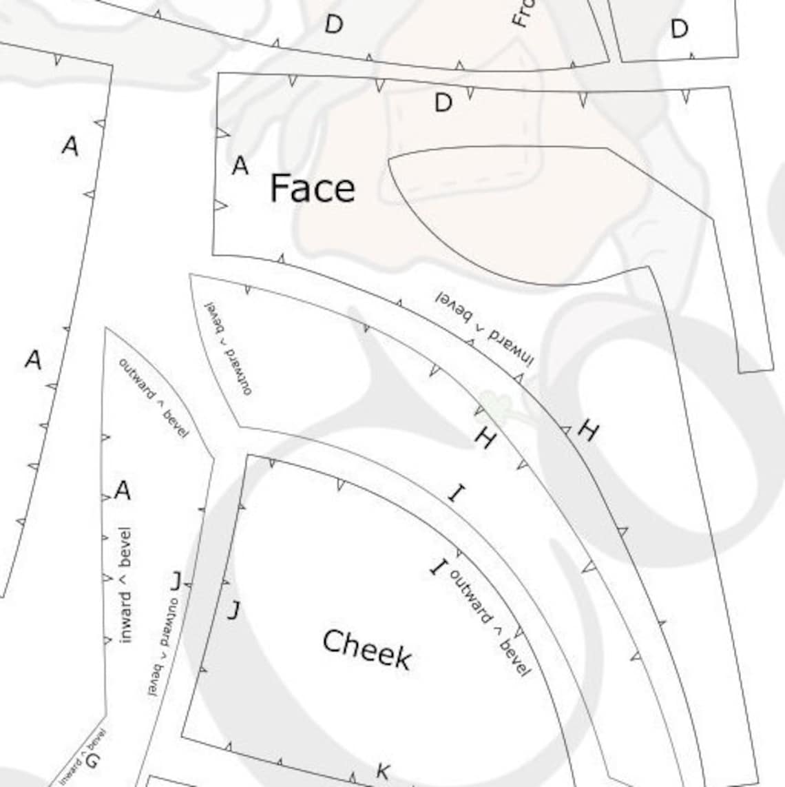 Armorer Helmet Blueprint - Etsy