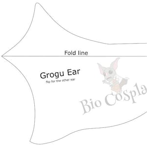 Baby Yoda Grogu Ear Pattern - Etsy