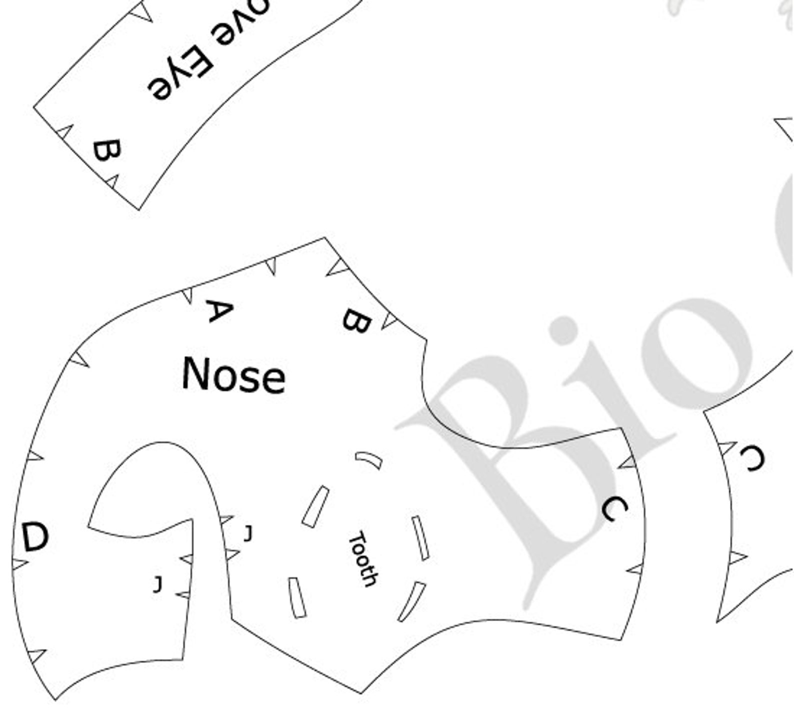 Foam Cubone Skull Pattern Etsy foam-cubone-skull-pattern-etsy
