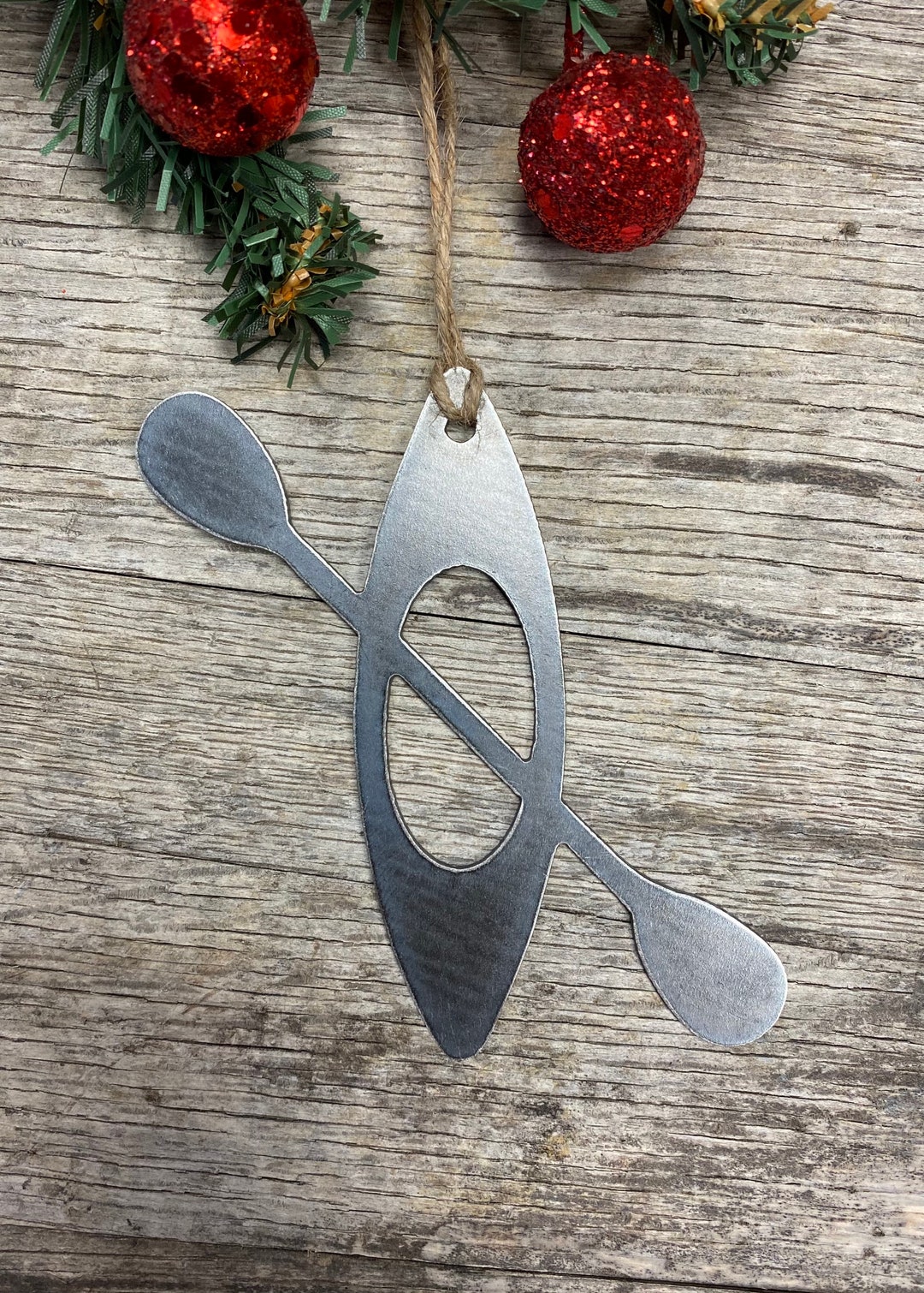 Kayak Christmas Ornament-christmas Decor-rustic Christmas-hiking ...