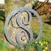 36 INCH Circle Monogram Metal Sign-metal Wall Art 36 Inch-round ...