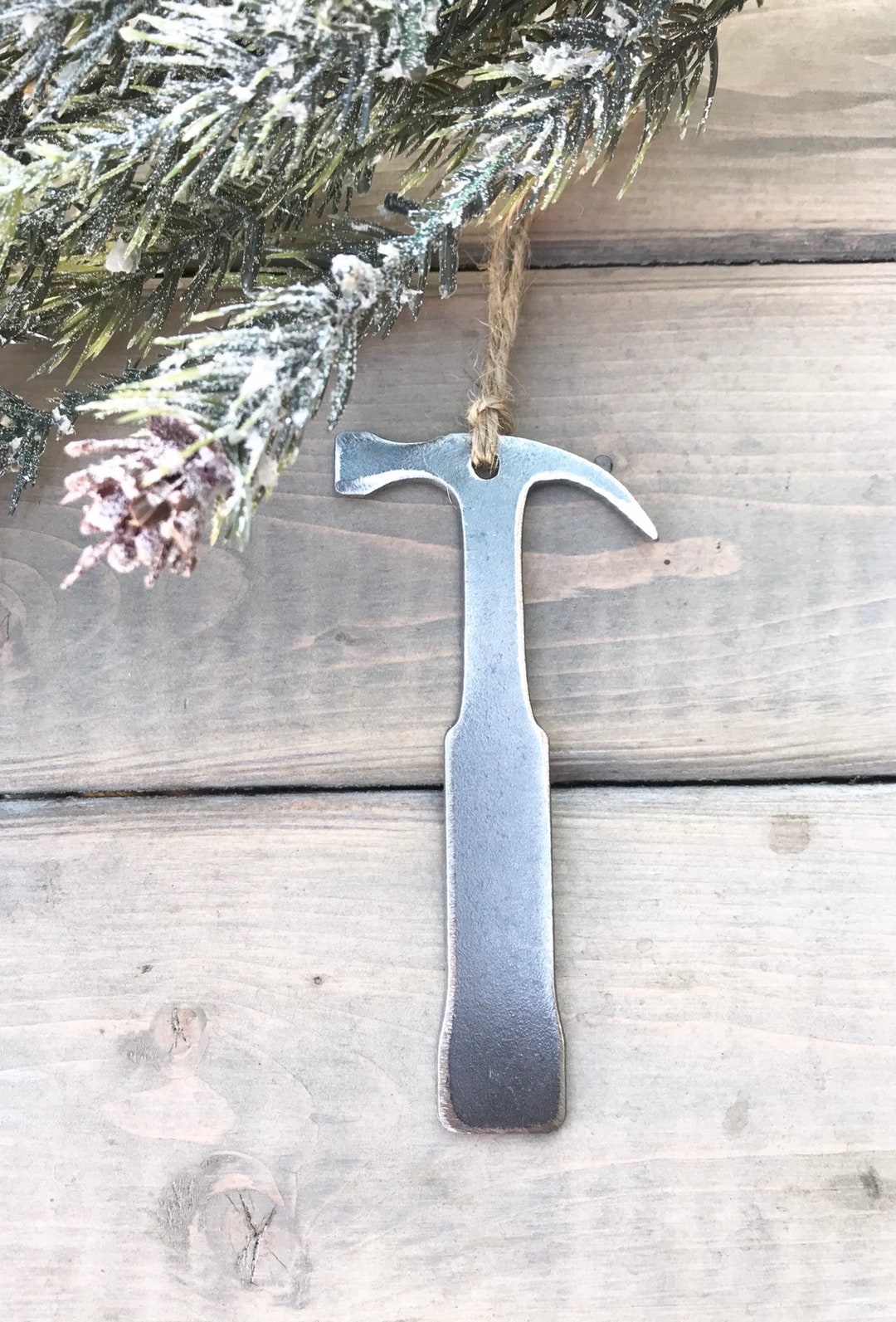 Hammer Christmas Metal Ornament-christmas Decor-rustic Christmas, Metal ...