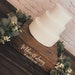 White Washed Wood Cake Stand Wedding Cake Stand Distressed Wedding Cake ...