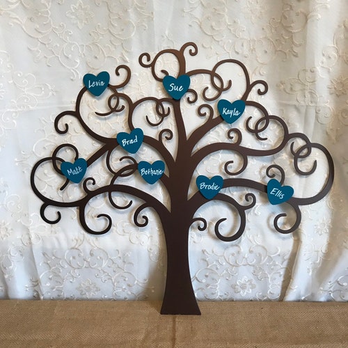 Curly Tree of Life Metal Wall Art Entryway Decor Living | Etsy