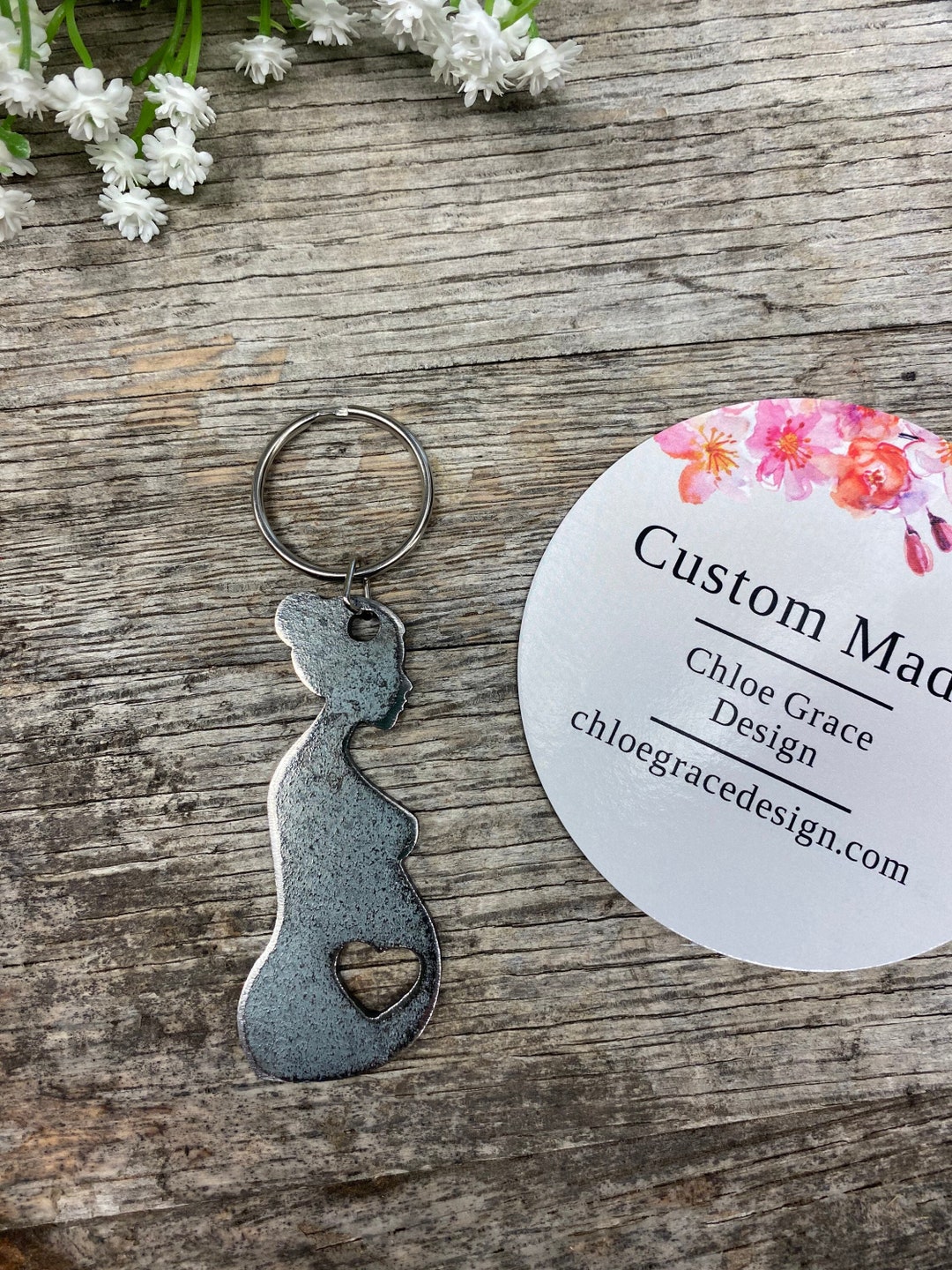 Pregnant Expecting Mother Keychain- Mother’s Day Gift- Gift for Her ...