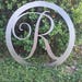 20 Inch Metal Circle Monogram Metal Sign 20 Inch-round Monogram Metal ...
