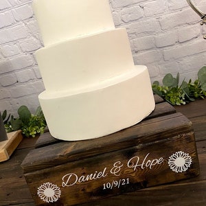 16 Inch Cake Stand | Wedding Cake Stand | Boho Chic Cake Stand | Cake ...