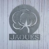 15 Inch Personalized Cotton Boll Customized Sign/ Cotton Metal Sign ...