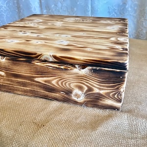 14x14 Square Wood Cake Stand - 14 Inch Wedding Cake Stand - Wood Cake ...