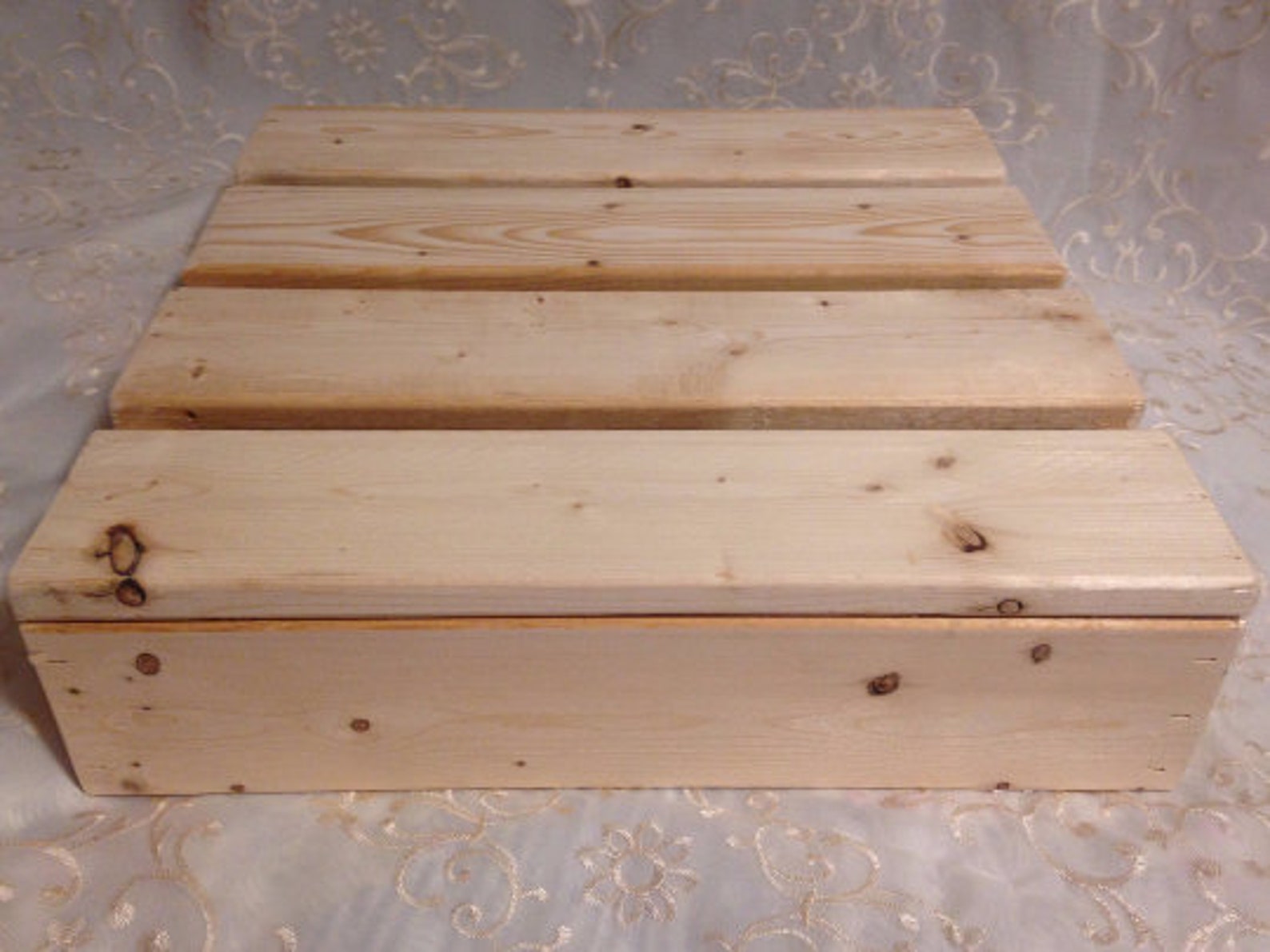 10x10 Square Wood Cake Stand Country Cake Standrustic Cake - Etsy