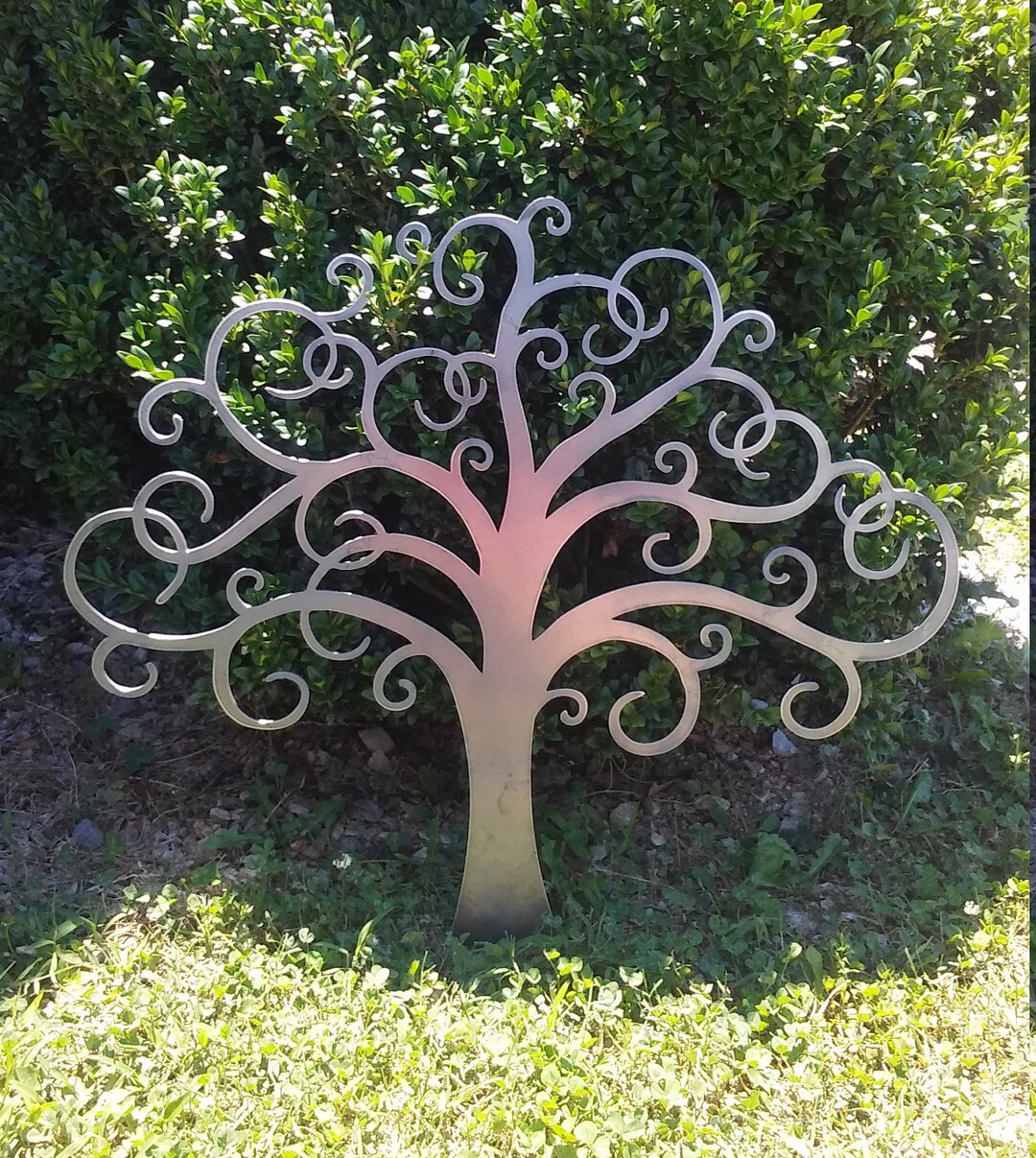 Tree of Life Metal Sign - Metal Wall Art- 24 Inch or 34 Inch - Etsy