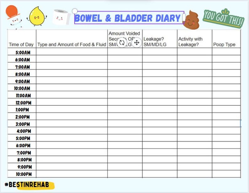 Bowel and Bladder Success Materials - Etsy