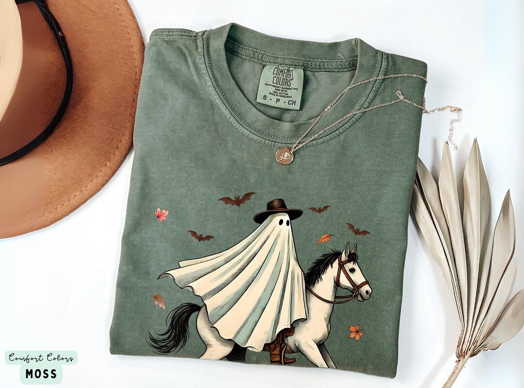 Comfort Colors® Halloween Fall Western Cowgirl Shirt, Cowgirl Shirt ...