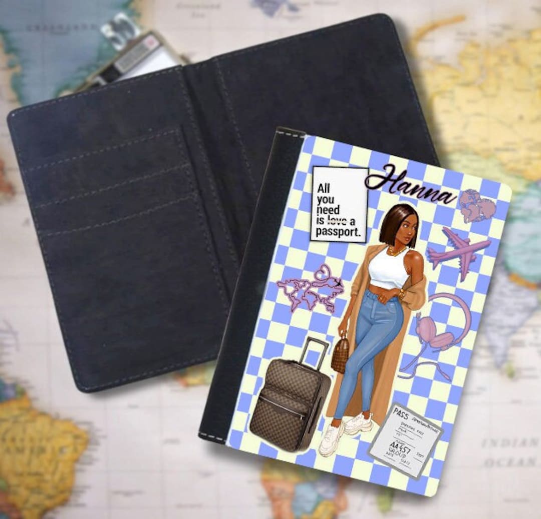 Retro Passport Case, Groovy Personalized Passport Cover, Passport ...