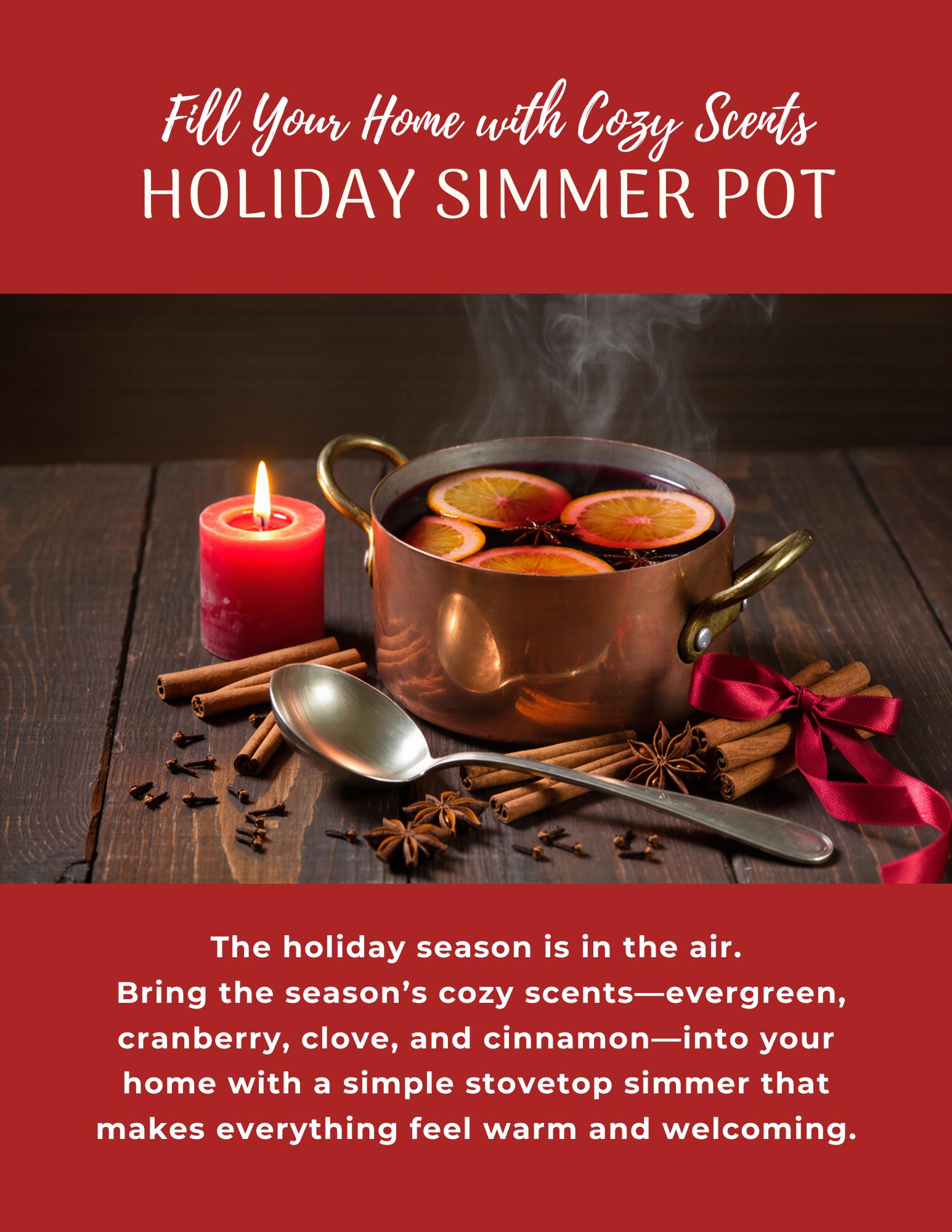 Holiday Simmer Pot | Printable Recipe, Mason Jar Lid Label & Recipe ...