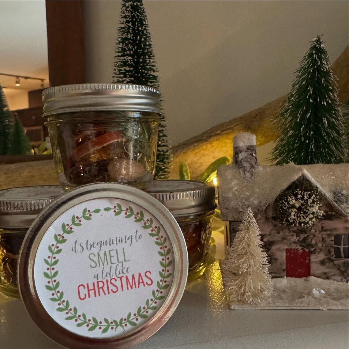 Holiday Simmer Pot | Printable Recipe, Mason Jar Lid Label & Recipe ...
