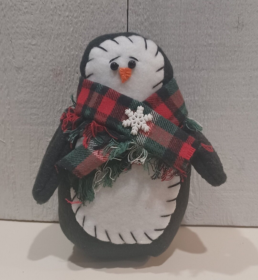 Penguin, Christmas Penguin, Christmas Decor, Holiday Decor - Etsy