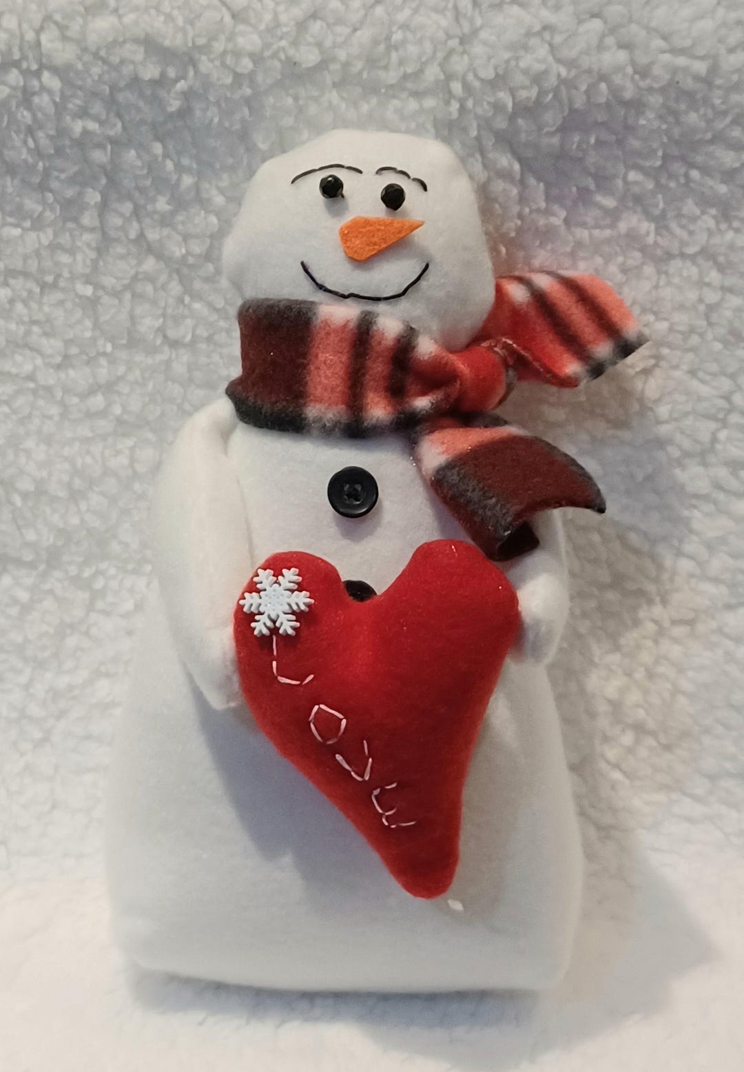 Valentine Snowman, Snowman, Winter Decor - Etsy