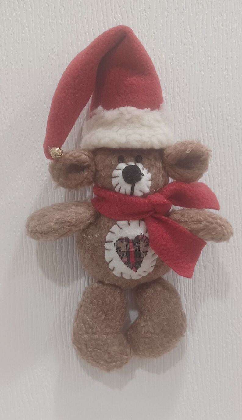 Teddy Bear Ornament, Teddy Bear, Christmas Ornament, Holiday Ornament ...