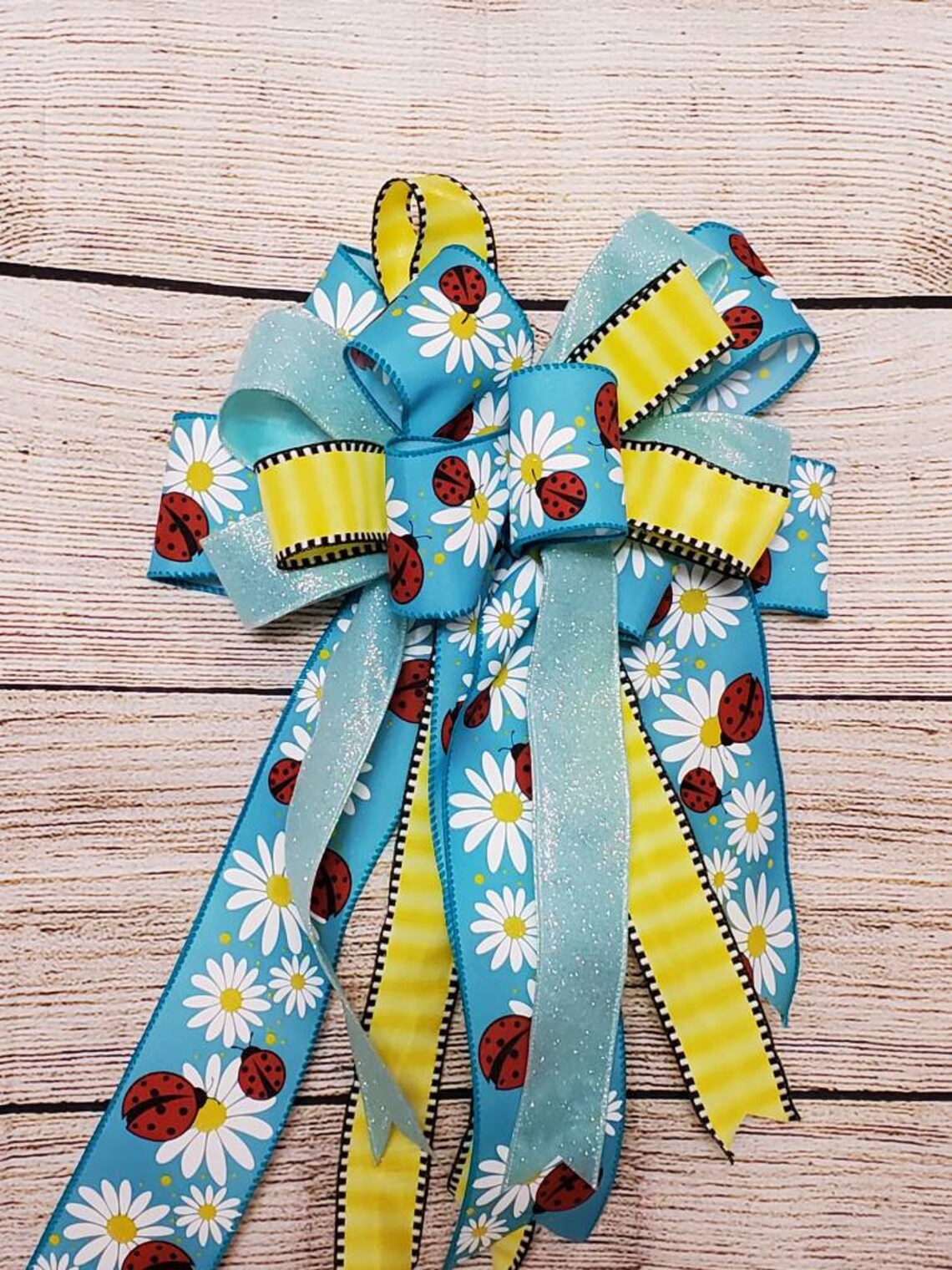 Ladybug Decorative Bow Ladybug and Daisy Baby Shower Baby - Etsy