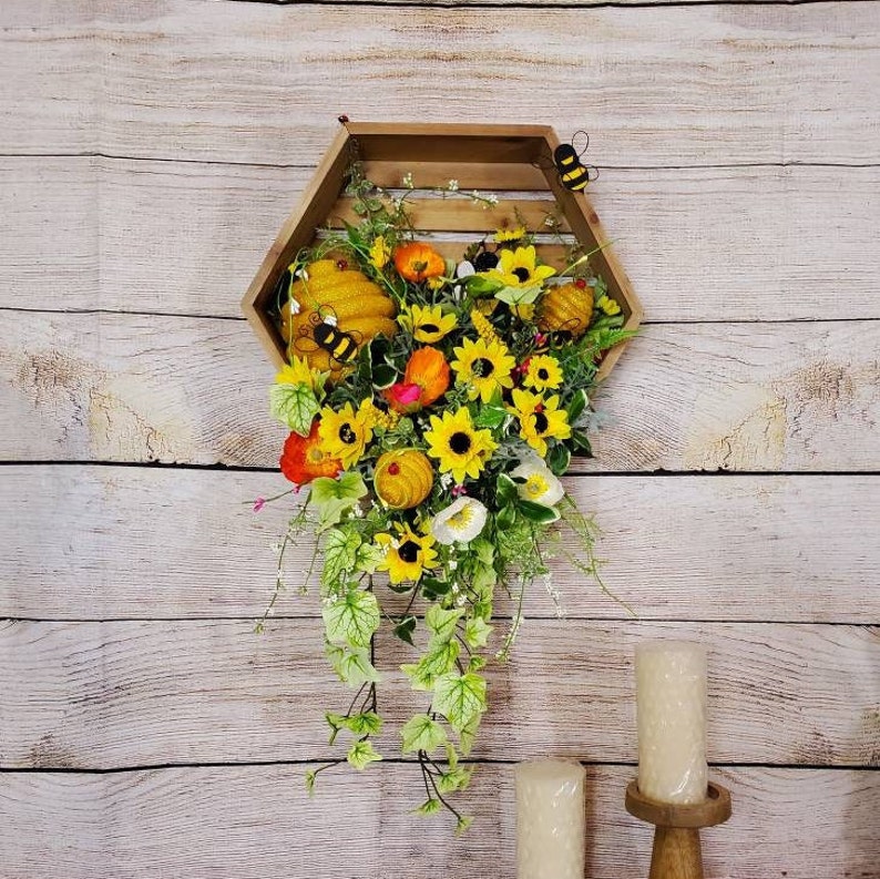 Wooden Bumble Bee Wall Decor Bumble Bee Accent Home Decor - Etsy