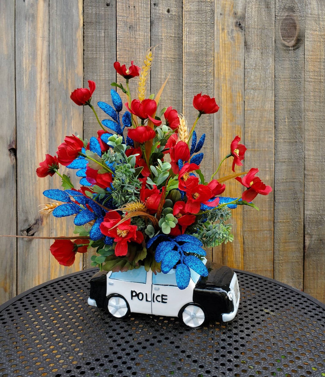Law Enforcement Police Car Arrangement Police Decor Hero | Etsy