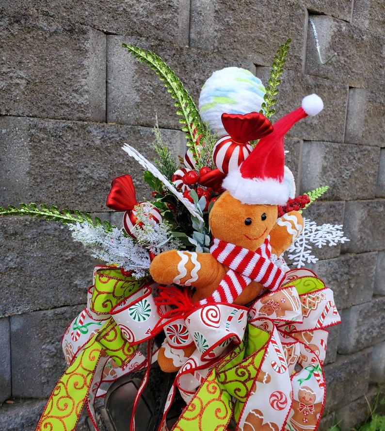 Christmas Gingerbread Man Tree Topper Sweet Gingerbread | Etsy