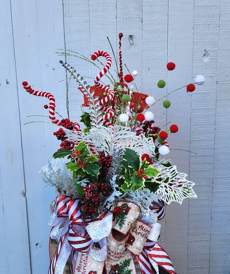 Red Truck Christmas Tree Topper 360 Degrees View Red Truck - Etsy