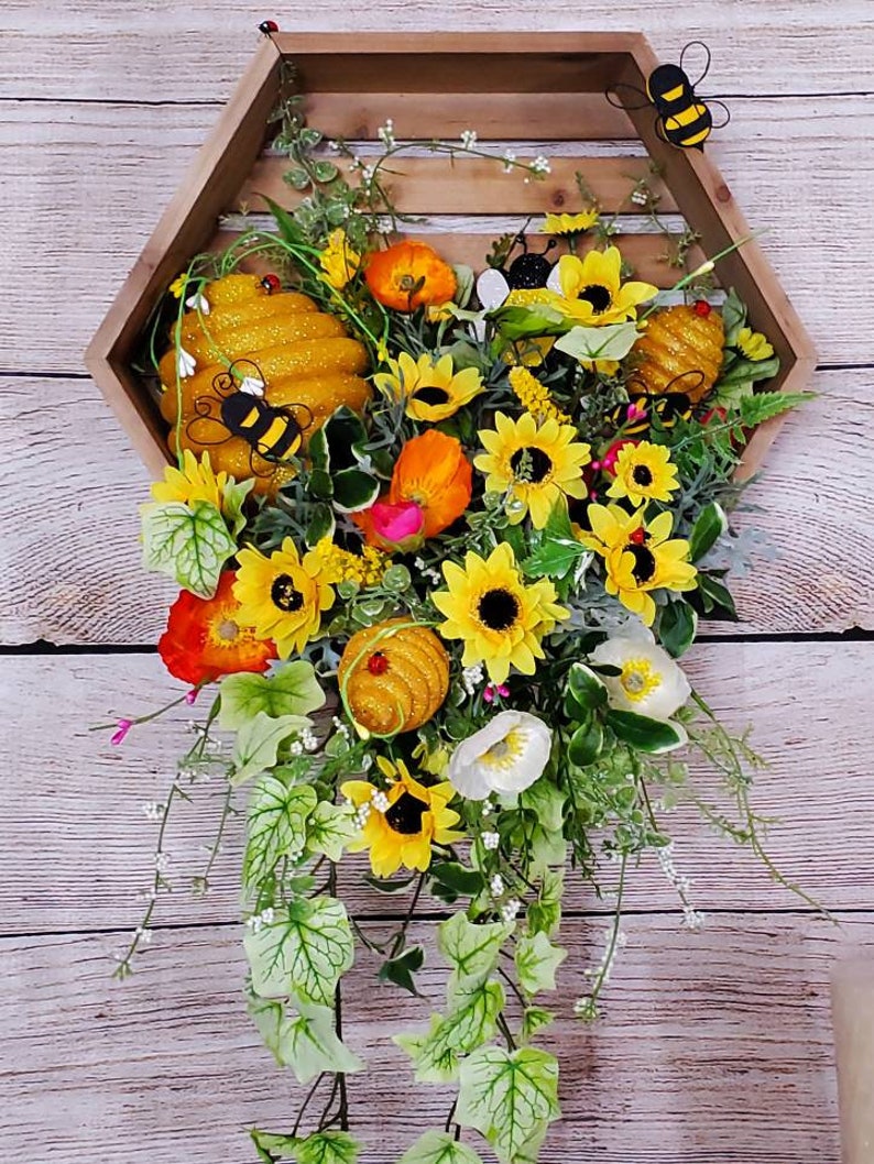 Wooden Bumble Bee Wall Decor Bumble Bee Accent Home Decor - Etsy