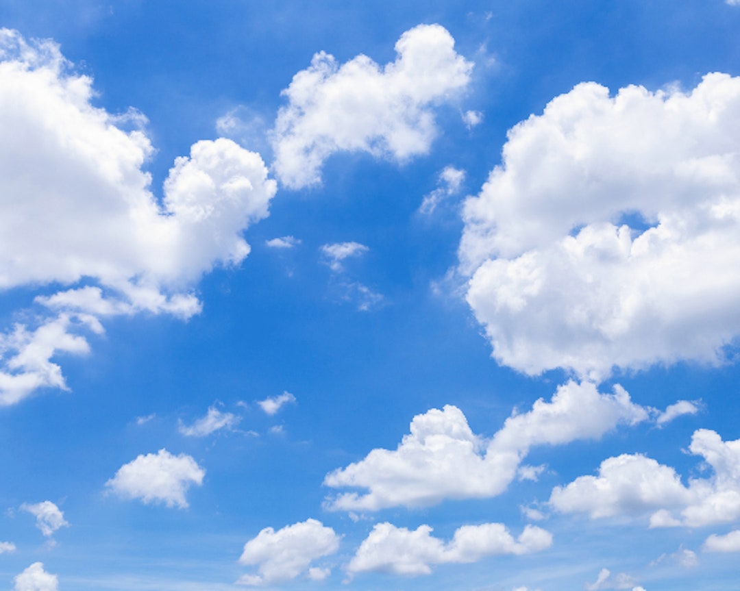 Summer Cloud Sky Photography Backdrop Background Banner - Etsy