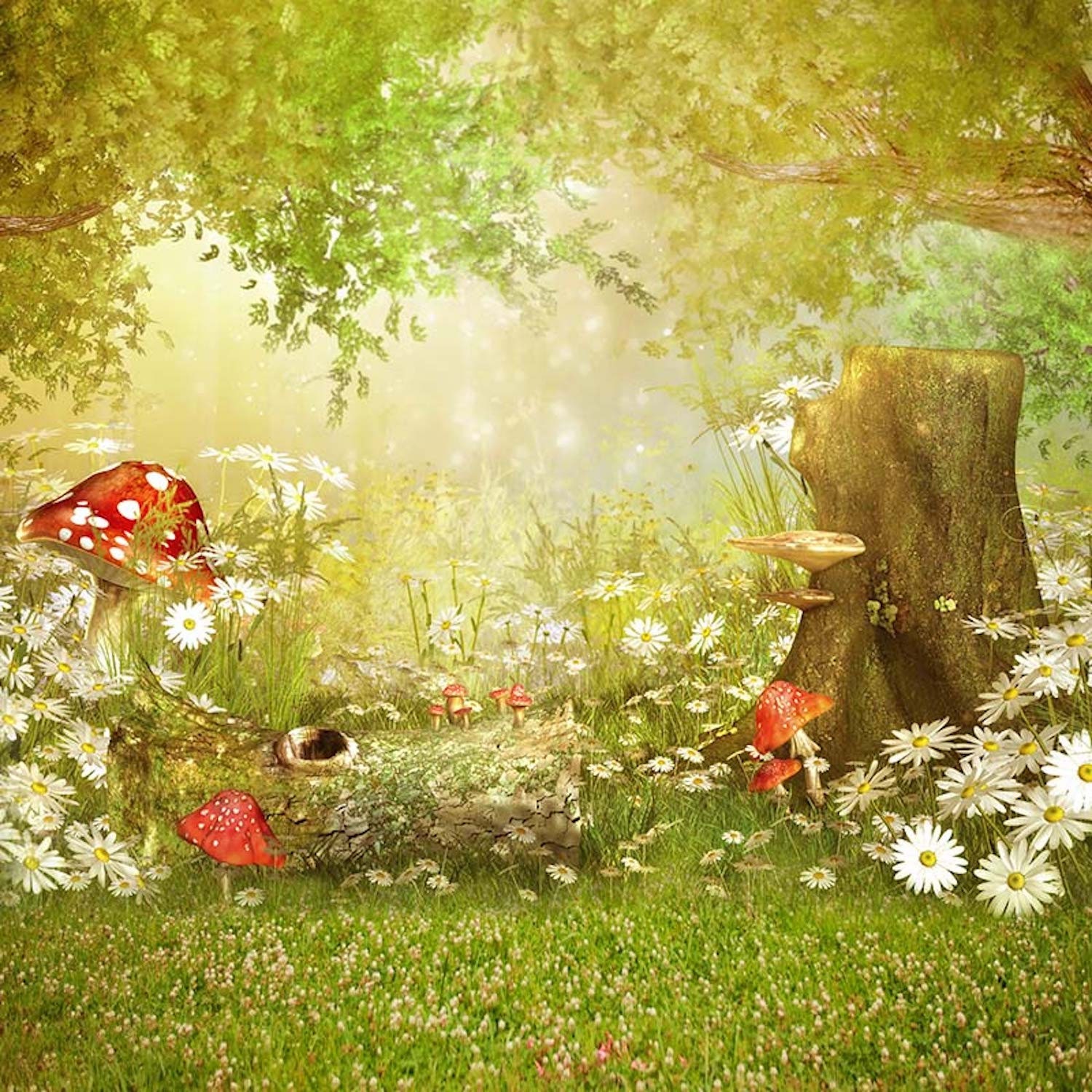 Fairy Tale Spring Wonderland Forest Mushroom Photography Studio ...