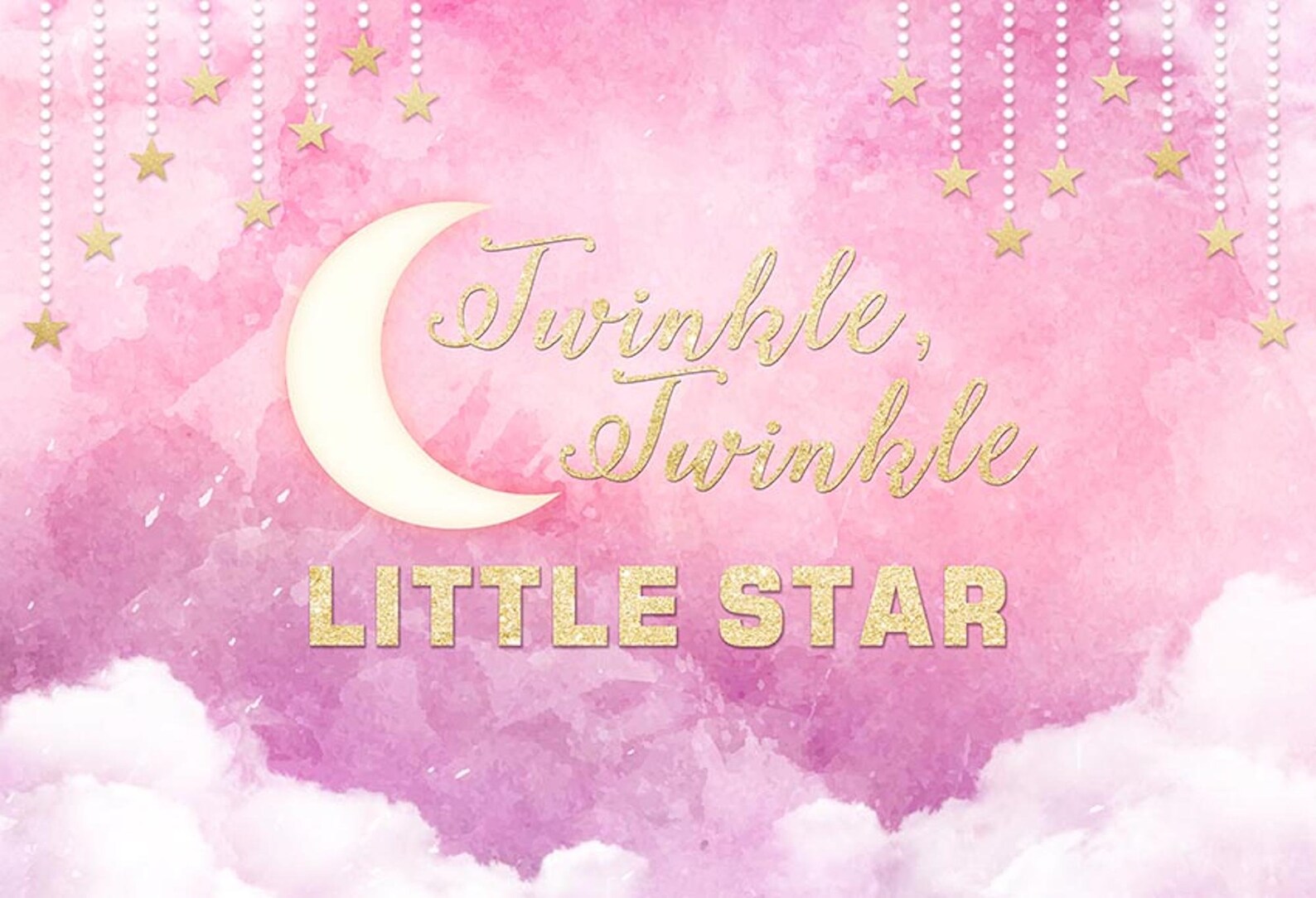 Twinkle Twinkle Little Star Moon Galaxy Space Glitter - Etsy Canada