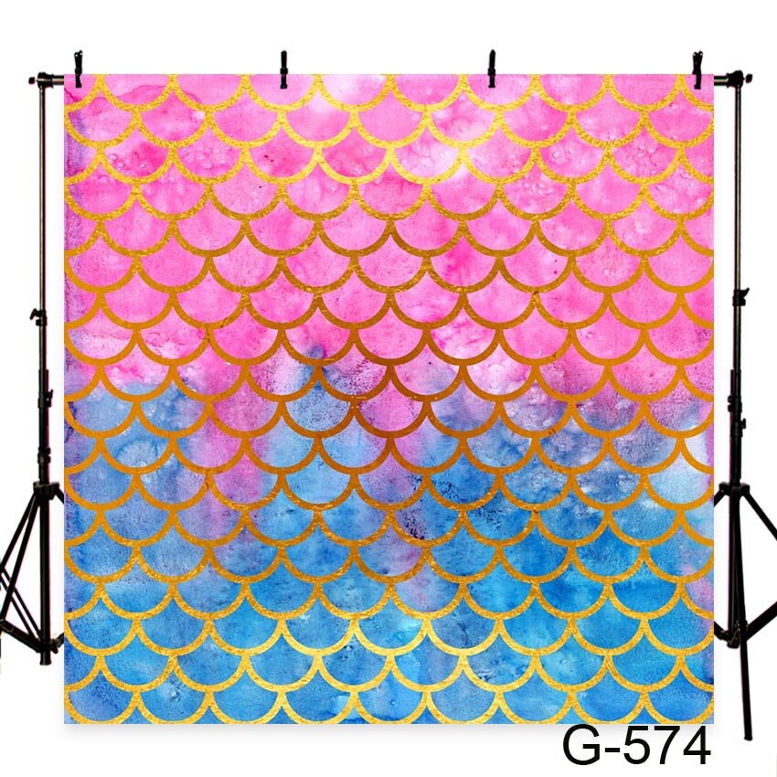 Vinyl Cartoon Mermaid Fish Scales Table Banner Photography - Etsy