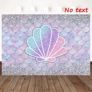 Glitter Mermaid Shell Scale Princess Newborn Birthday Photography ...