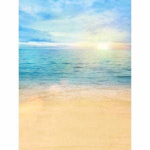 Sunset Sunrise Sea Sky Ocean Beach Photography Studio Backdrop Banner ...