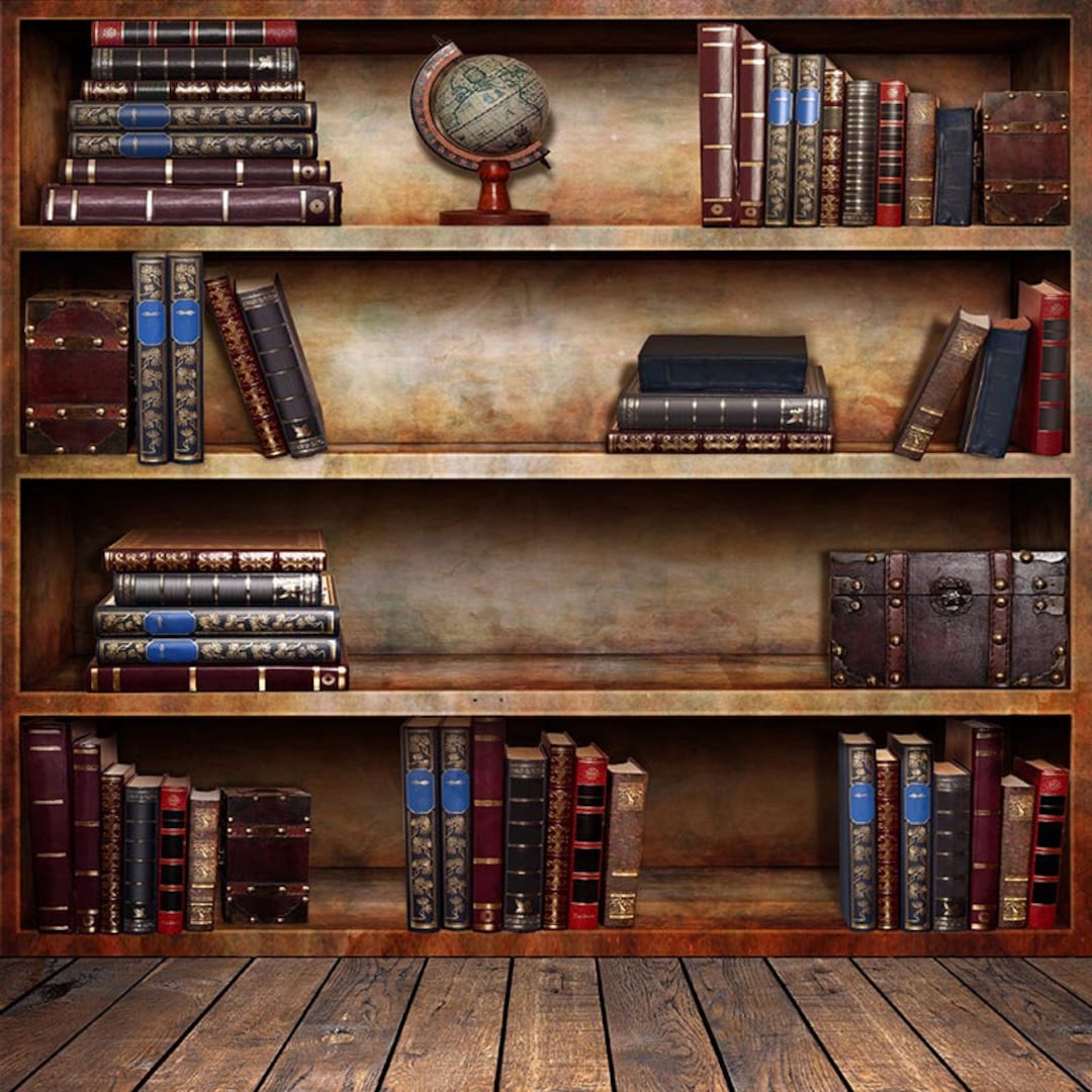 Bookshelf Bookcase School Study Library Books Photography Studio ...