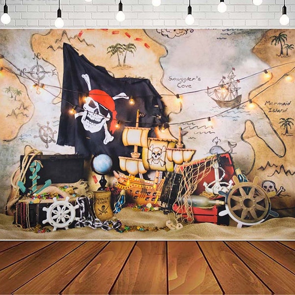 Pirate Backdrop - Etsy