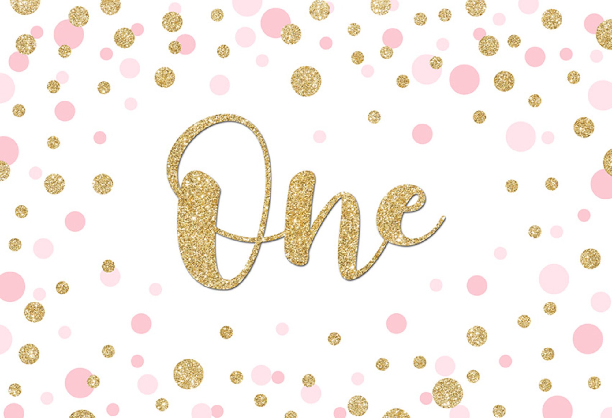 First One Glitter Birthday Photography Studio Backdrop Background ...