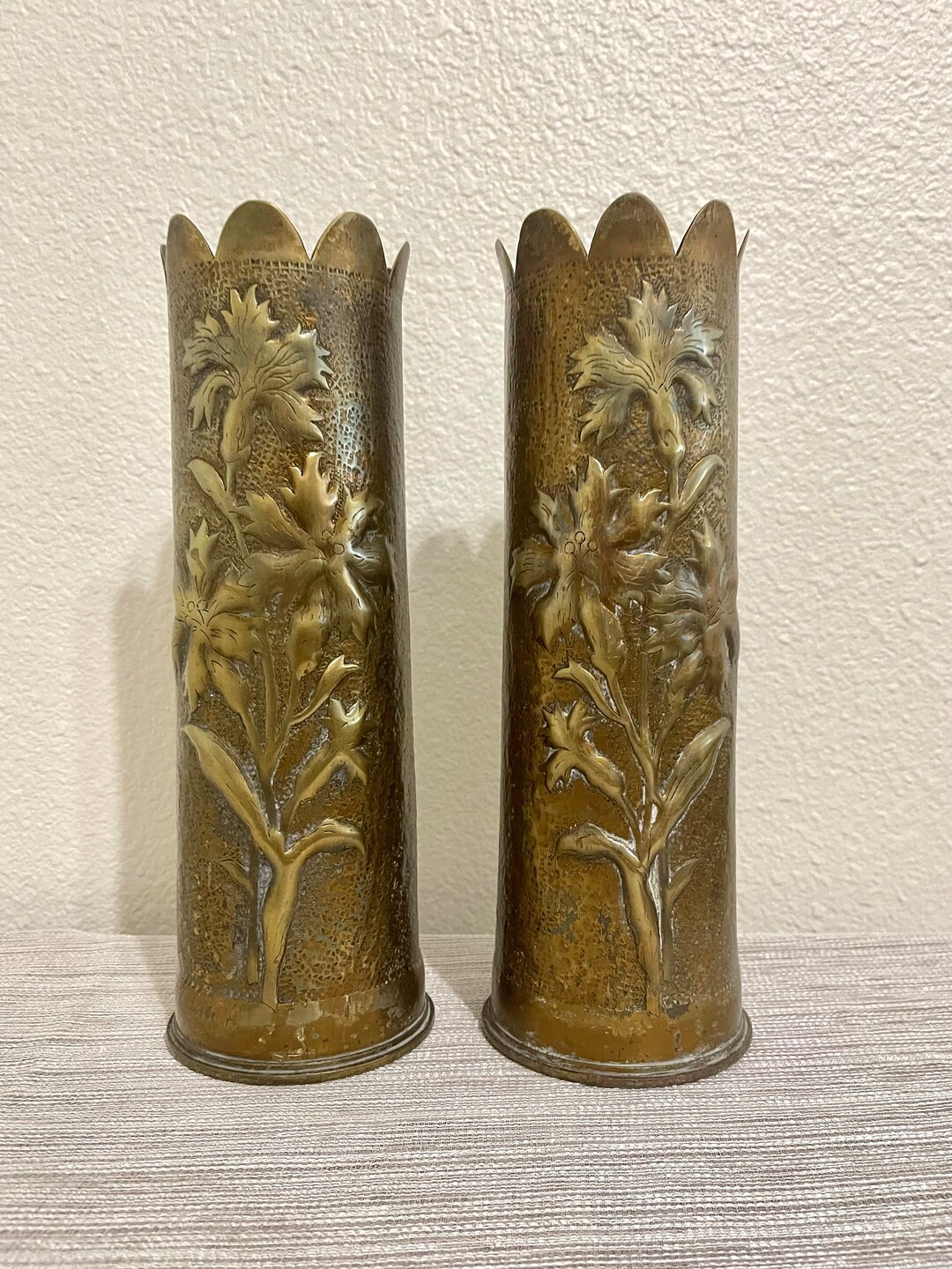 WW1 Trench Art Artillery Shell Casings World War 1 Military - Etsy