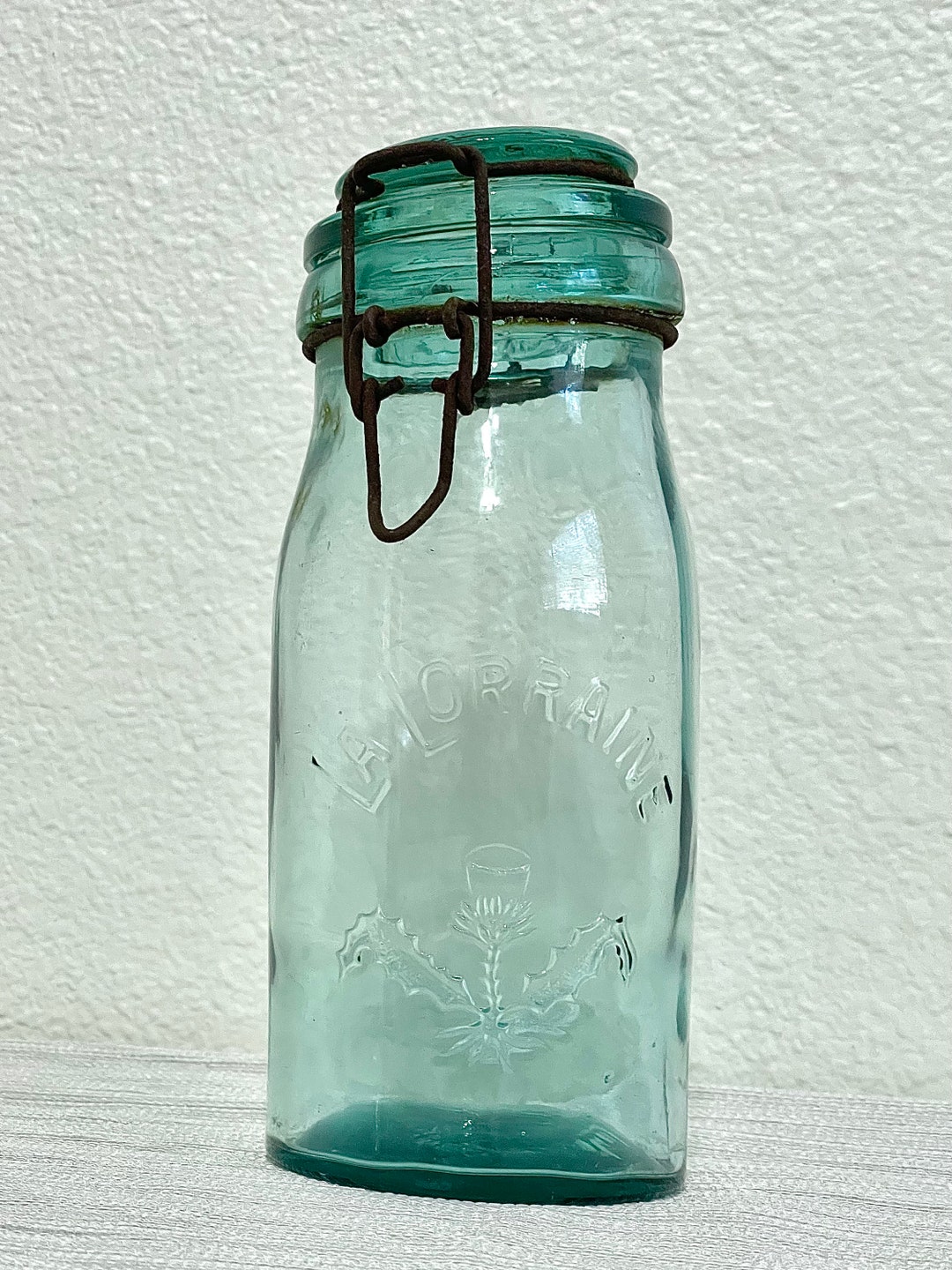Antique Jar FRENCH Canning Jar French Decor La Lorraine Jar Alsace ...
