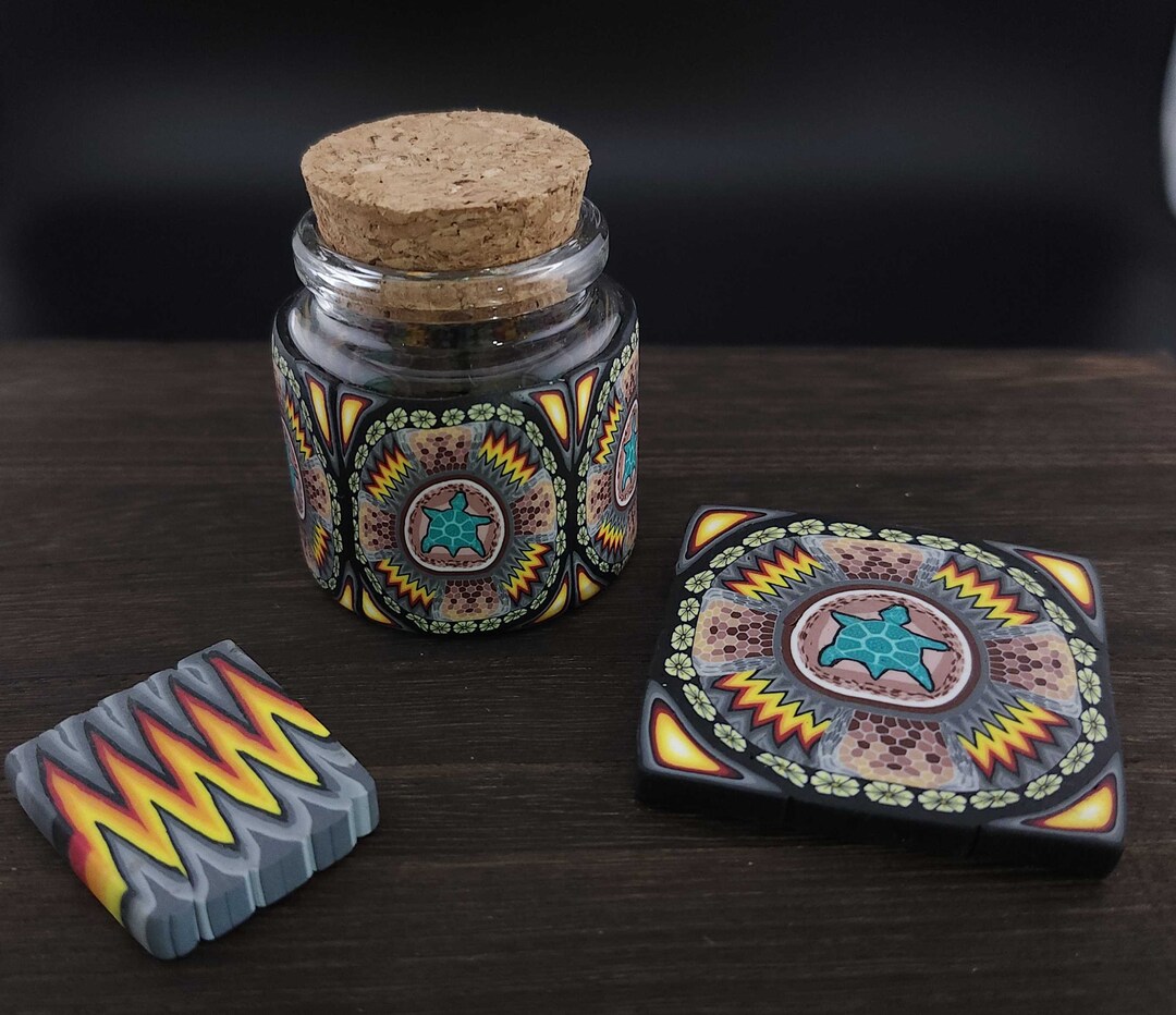 Turtle Jar With Cork / 50ml Cork Jar With Turtle Milli / Handmade ...