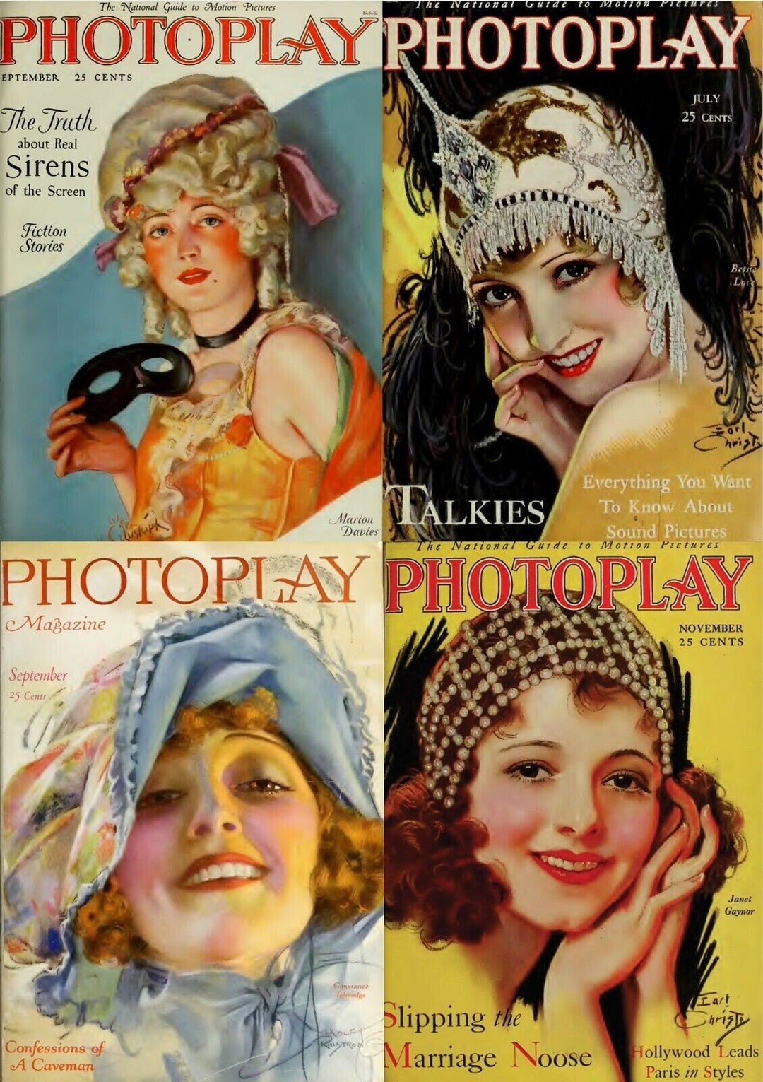 194 Old Issues of Photoplay America Film Fan Magazine Vol. 1 - Etsy