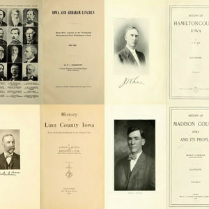 Iowa History & Genealogy: 107 Rare Old Books (digital Download) - Etsy