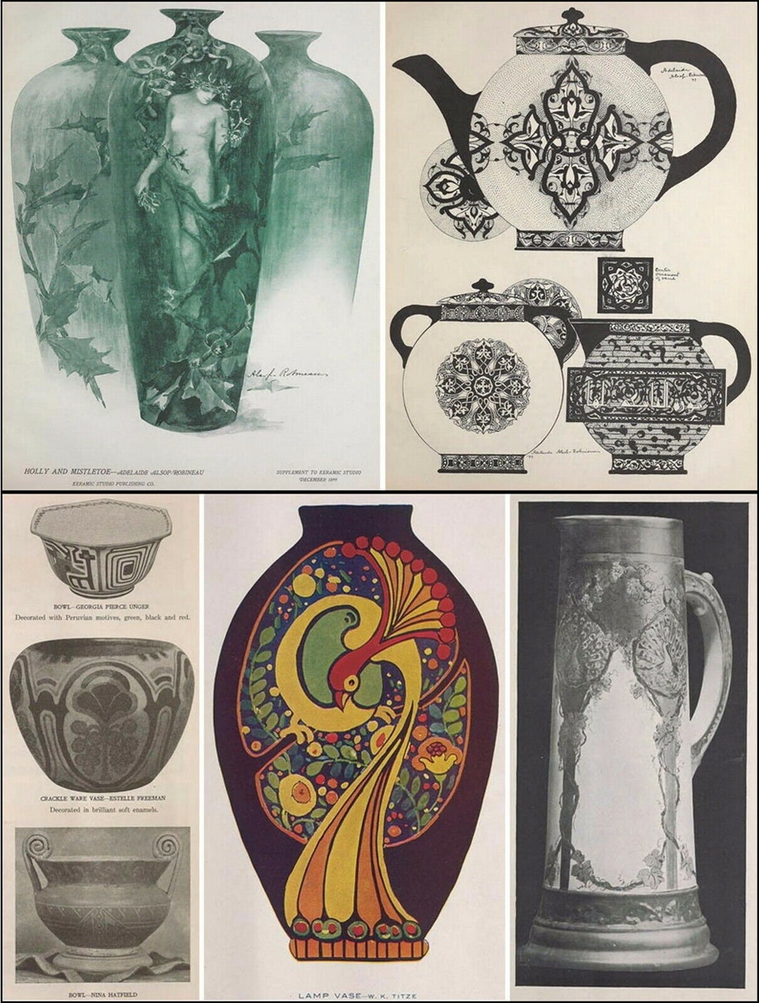 Keramic Studio Magazine: Art Nouveau Ceramics, 228 Issues (digital ...