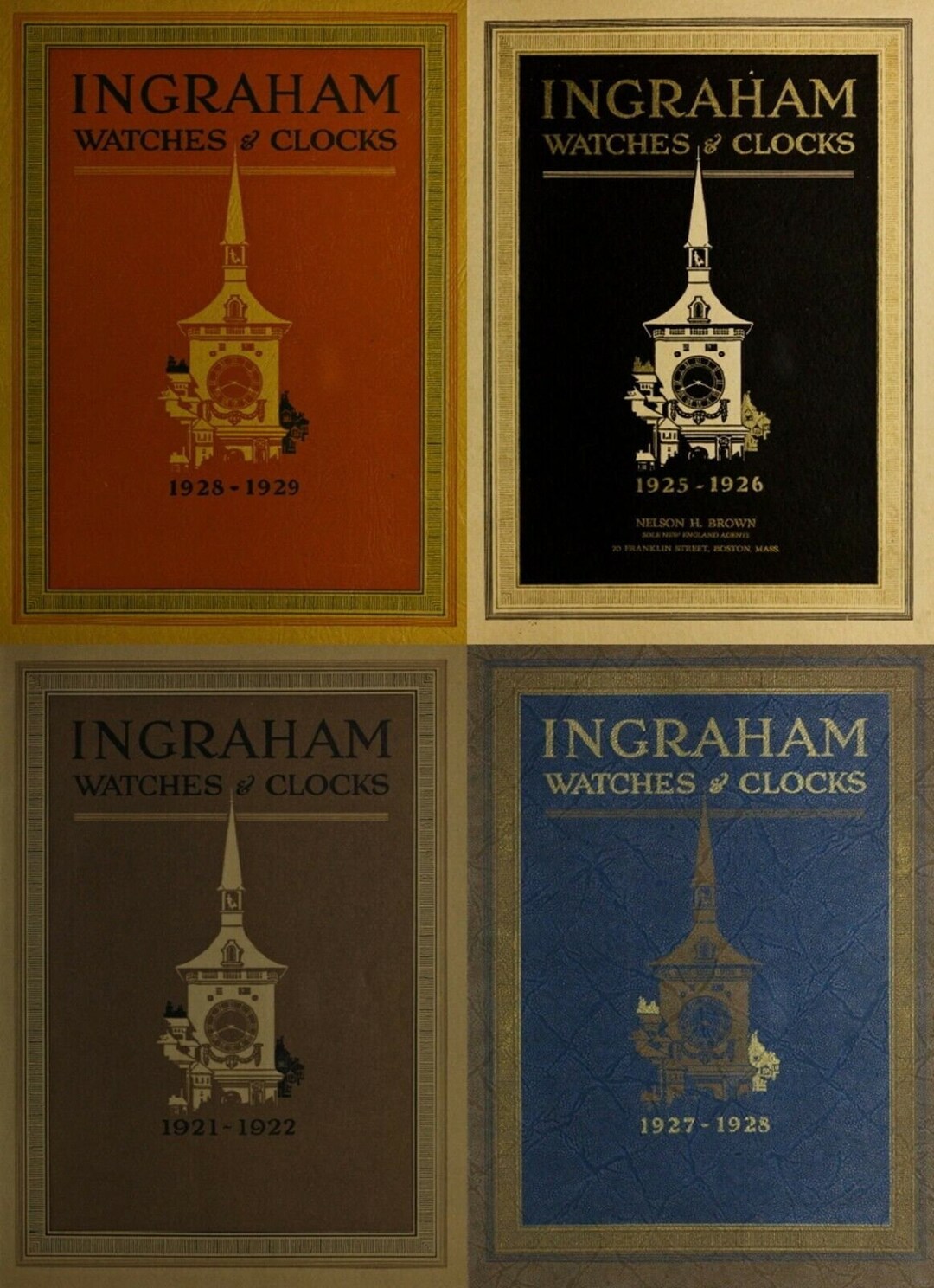 E. Ingraham Watches & Clocks Catalogs (1897-1940) - Rare History ...