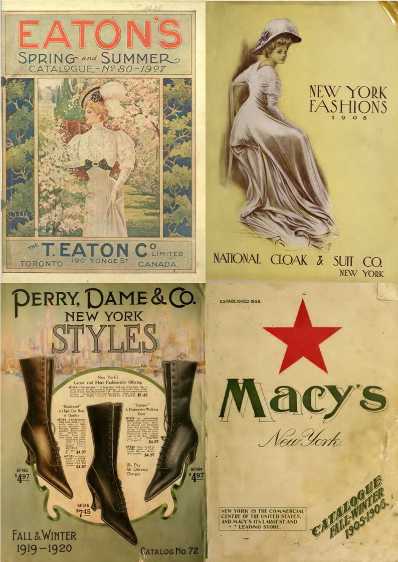 Vintage Department Stores Catalogues - Fashion Styles Clothing Dresses ...